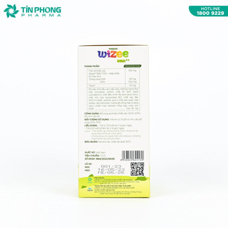 Thực phẩm bảo vệ sức khỏe Thạch Wizee DHA++ - Công ty cổ phần Dược phẩm ...