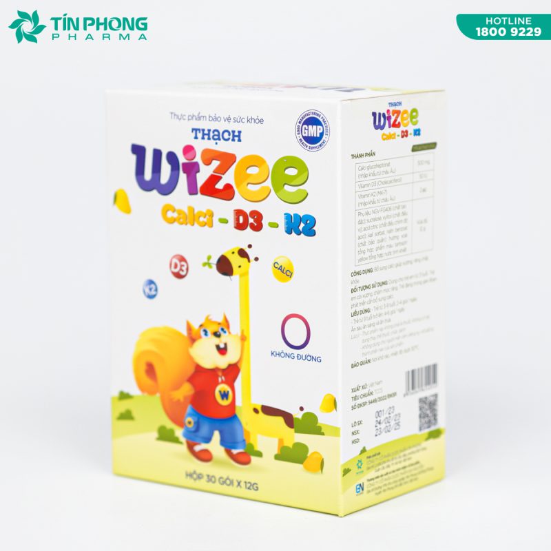 TPBVSK Thạch Wizee Calci D3 K2 - Công ty cổ phần Dược phẩm Tín Phong.