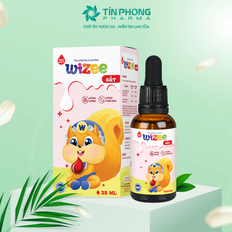 TPBVSK Nhỏ giọt Wizee Sắt - Công ty cổ phần Dược phẩm Tín Phong.